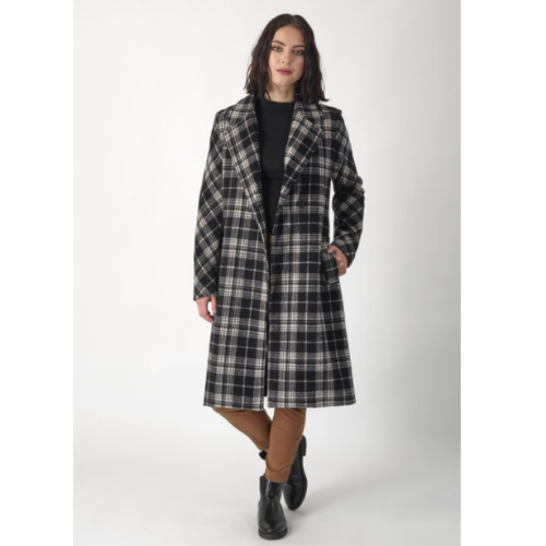 Cleo Coat - BRANDS-WOMENS : Andersons / Noire - Knewe W22 Check