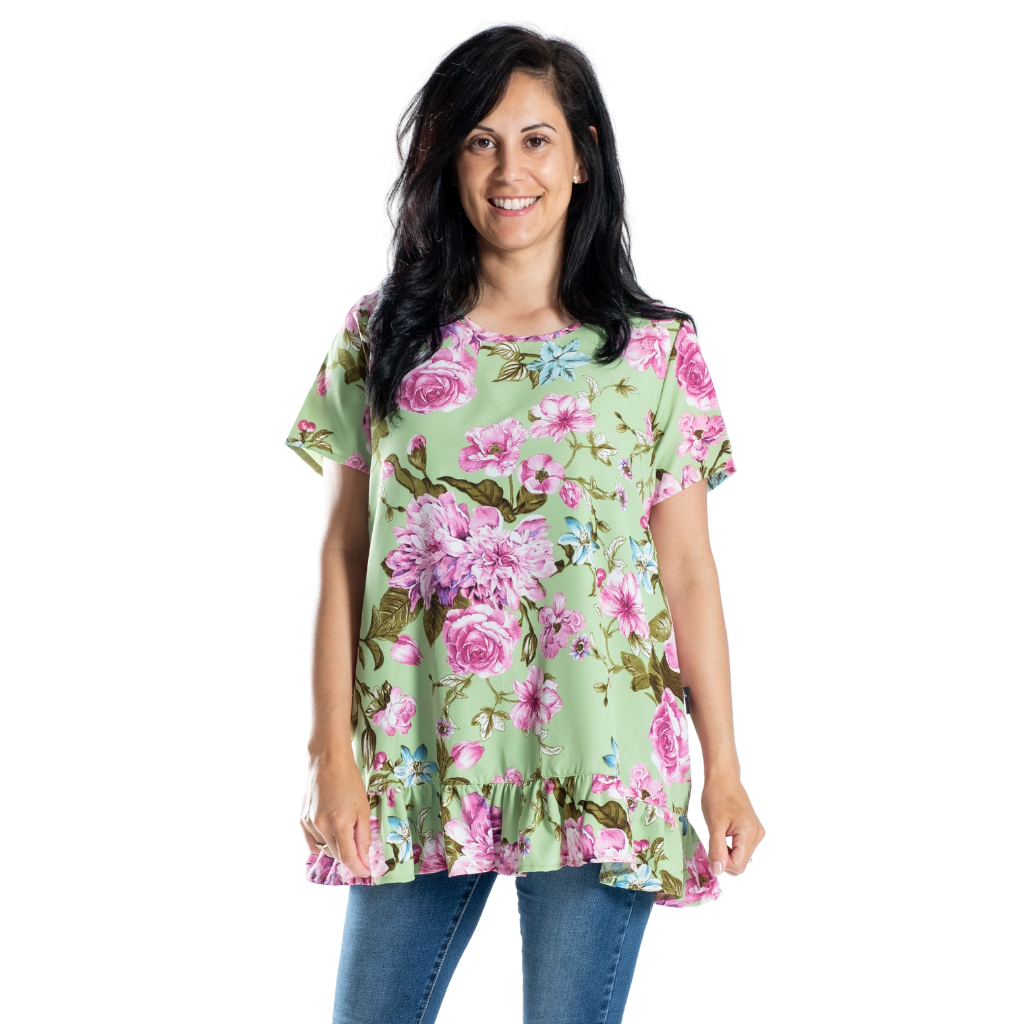 Apple Green Top - BRANDS : Andersons - Jellicoe S23 Apple Green