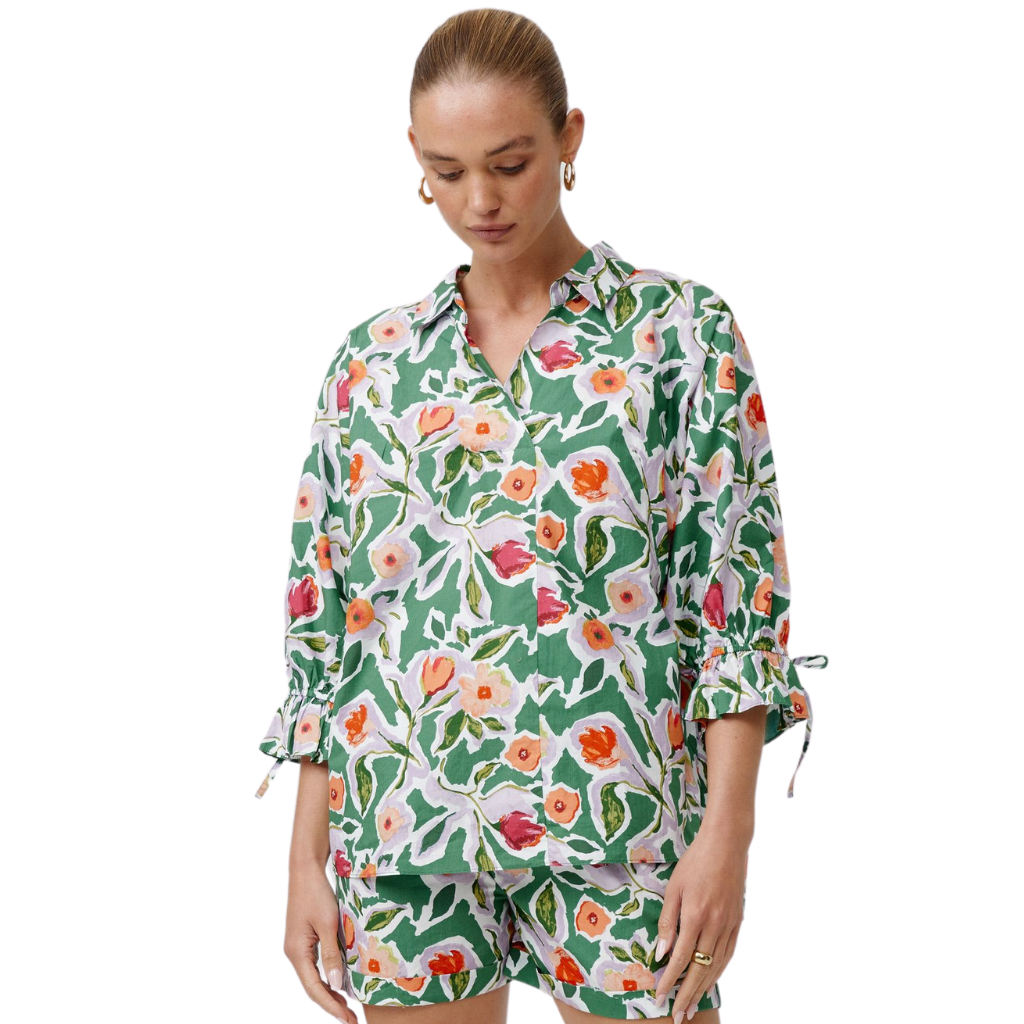 Eden Top - BRANDS-WOMENS : Andersons / Noire - Kinney S23 Abstract Bloom