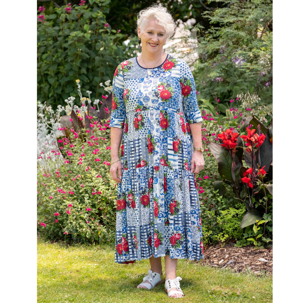 French Blue Dress - BRANDS : Andersons - Jellicoe S23 French Blue