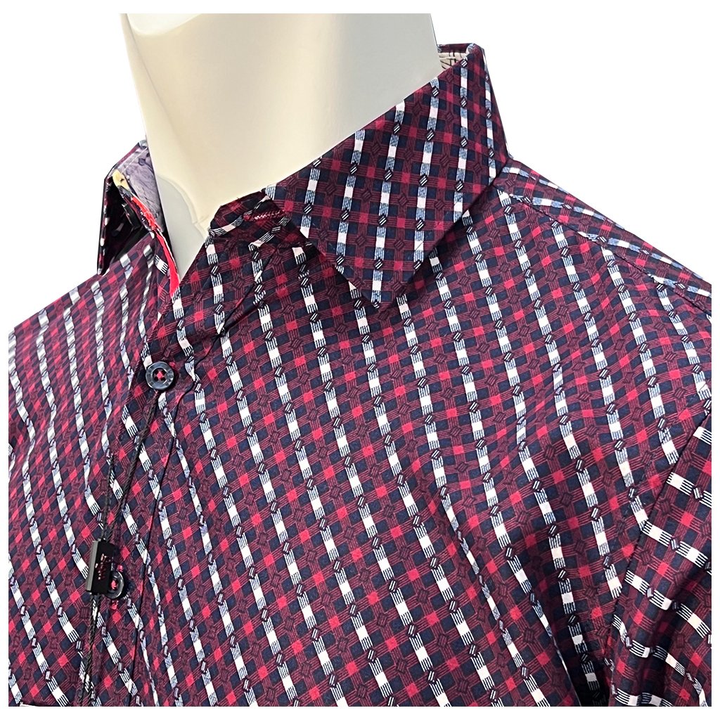 Delano L/S Shirt - MENS-Shirts-Long Sleeve : Andersons - Sugar W23 Wine