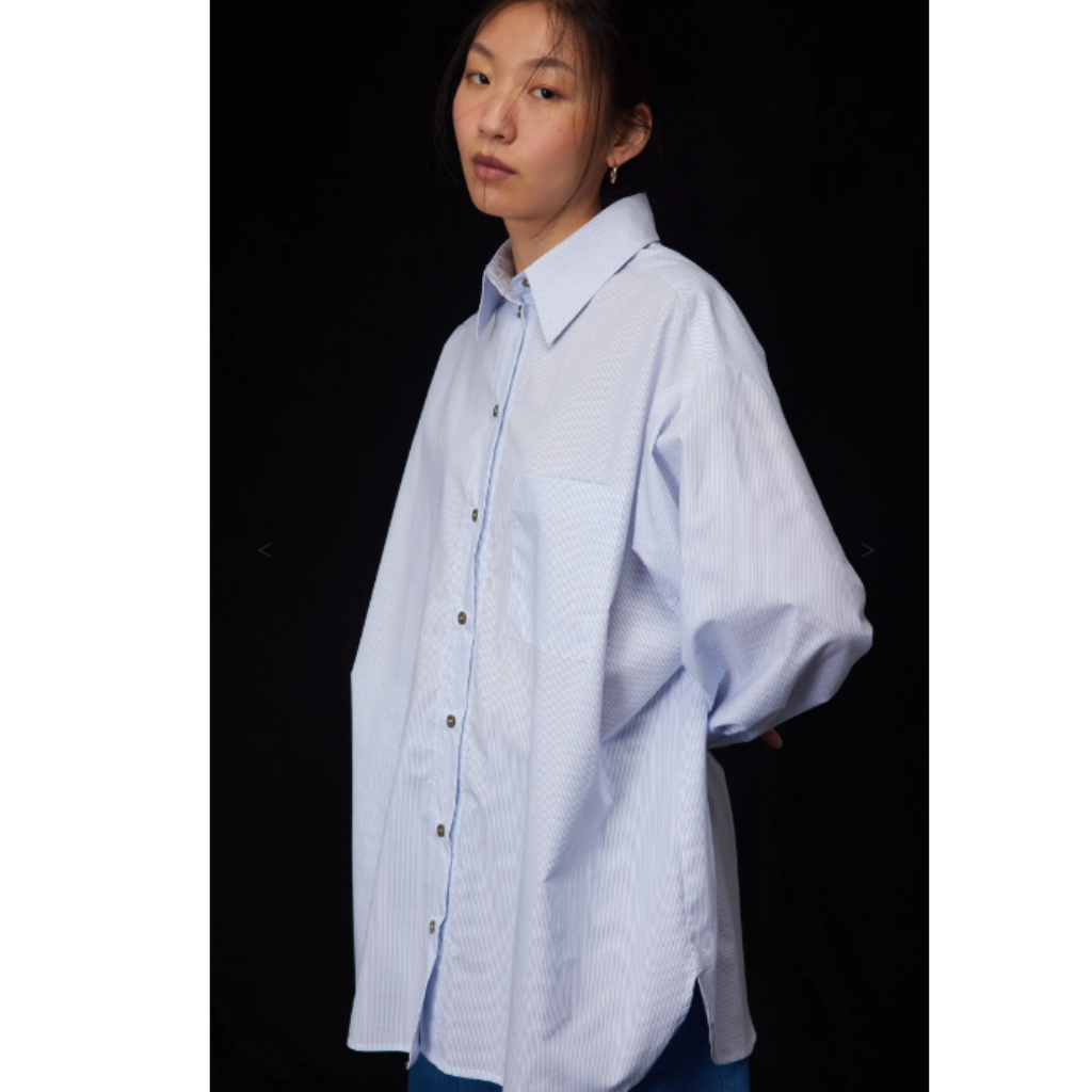 Anchor Shirt - BRANDS : Andersons - Ricochet W23 Sky Stripe