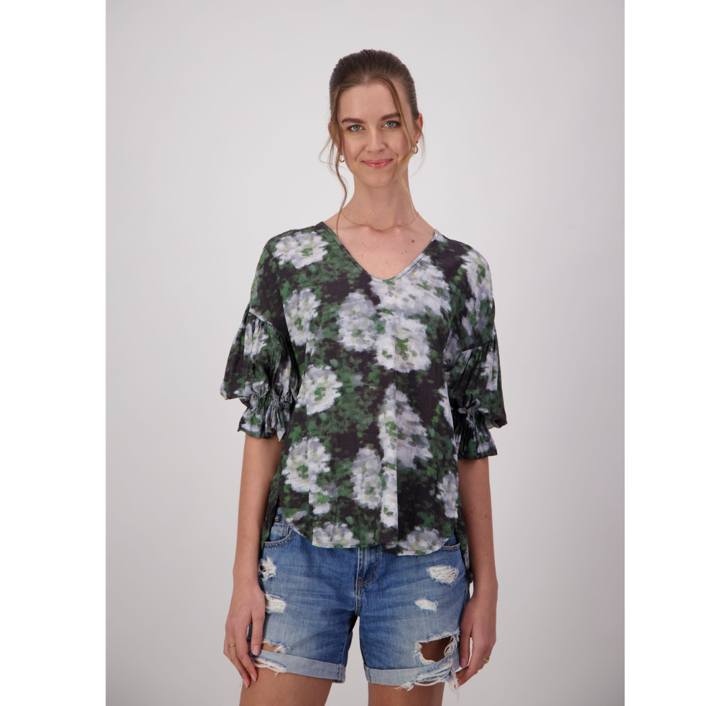 Timmy Top - BRANDS : Andersons / Noire - Briarwood S23 Green Floral
