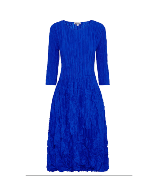 3/4 Sleeve Smash Pocket Dress - BRANDS : Andersons - Alquema S23 Royal Blue