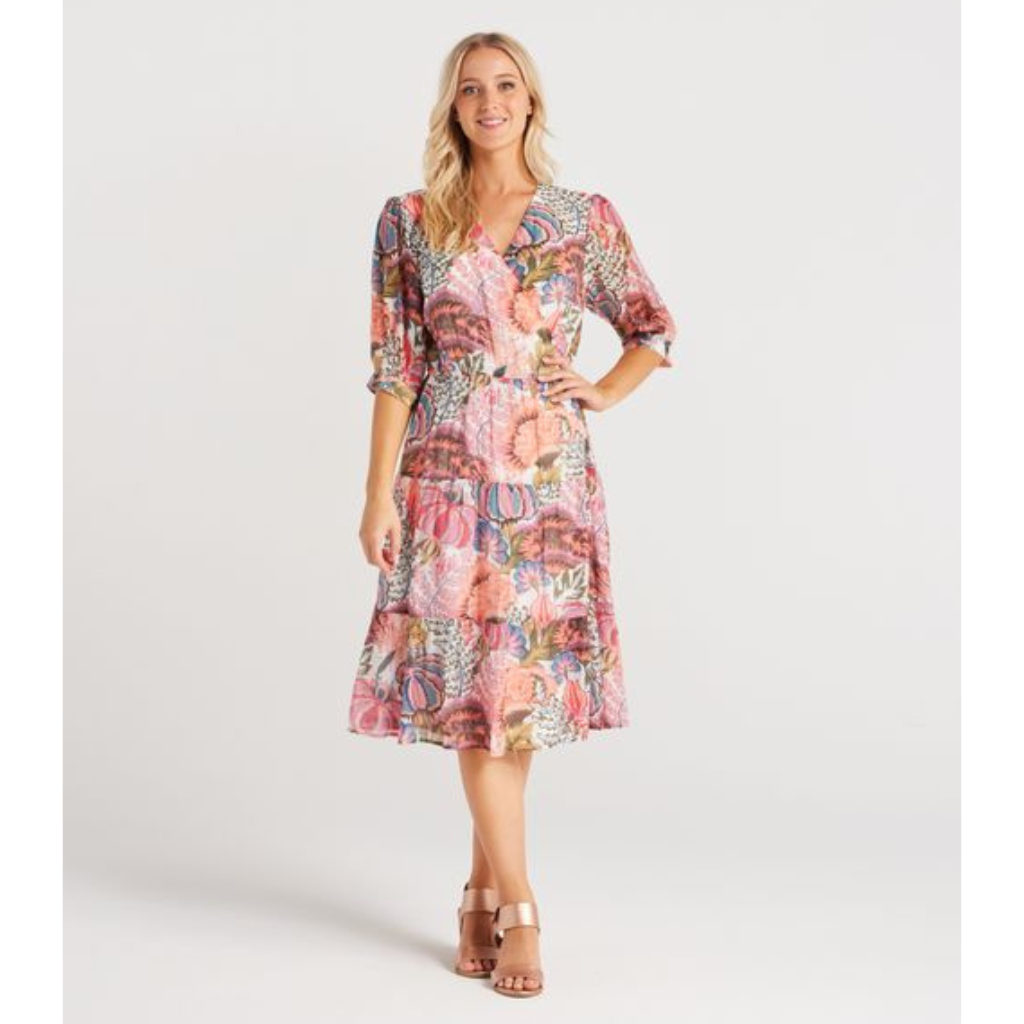 Amira Dress - BRANDS : Andersons - Seduce S23 Floral Fusion