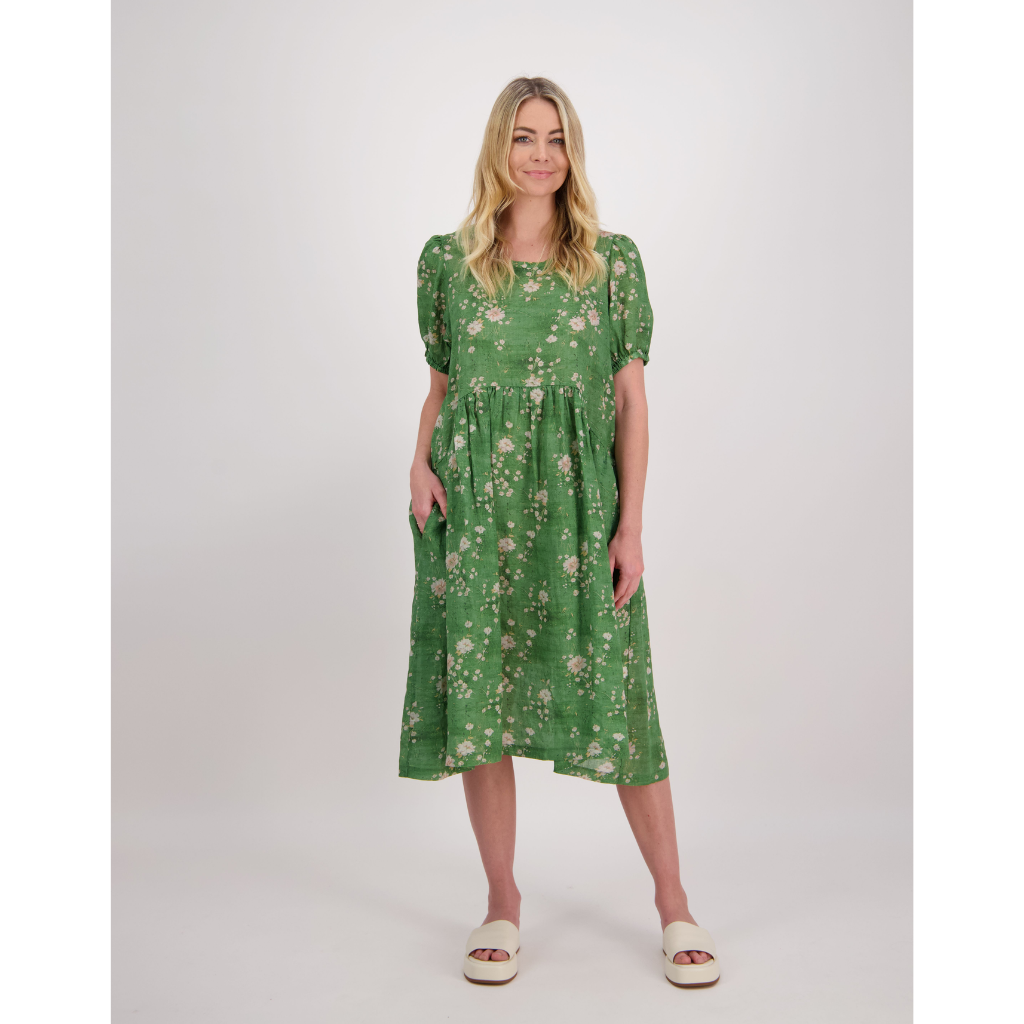 Prissy Dress - BRANDS-WOMENS : Andersons / Noire - Briarwood S24 Green ...